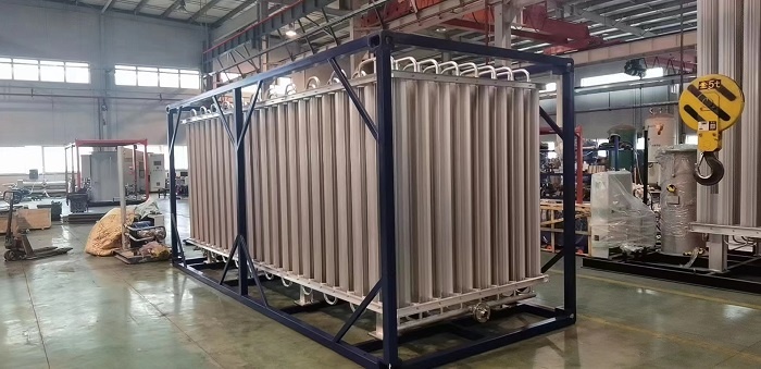 Skid-mounted vaporizers