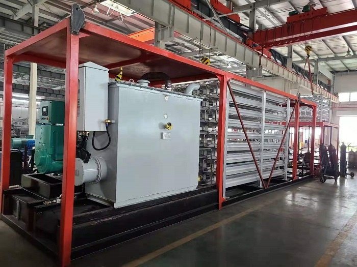 Pump skid with vaporizer